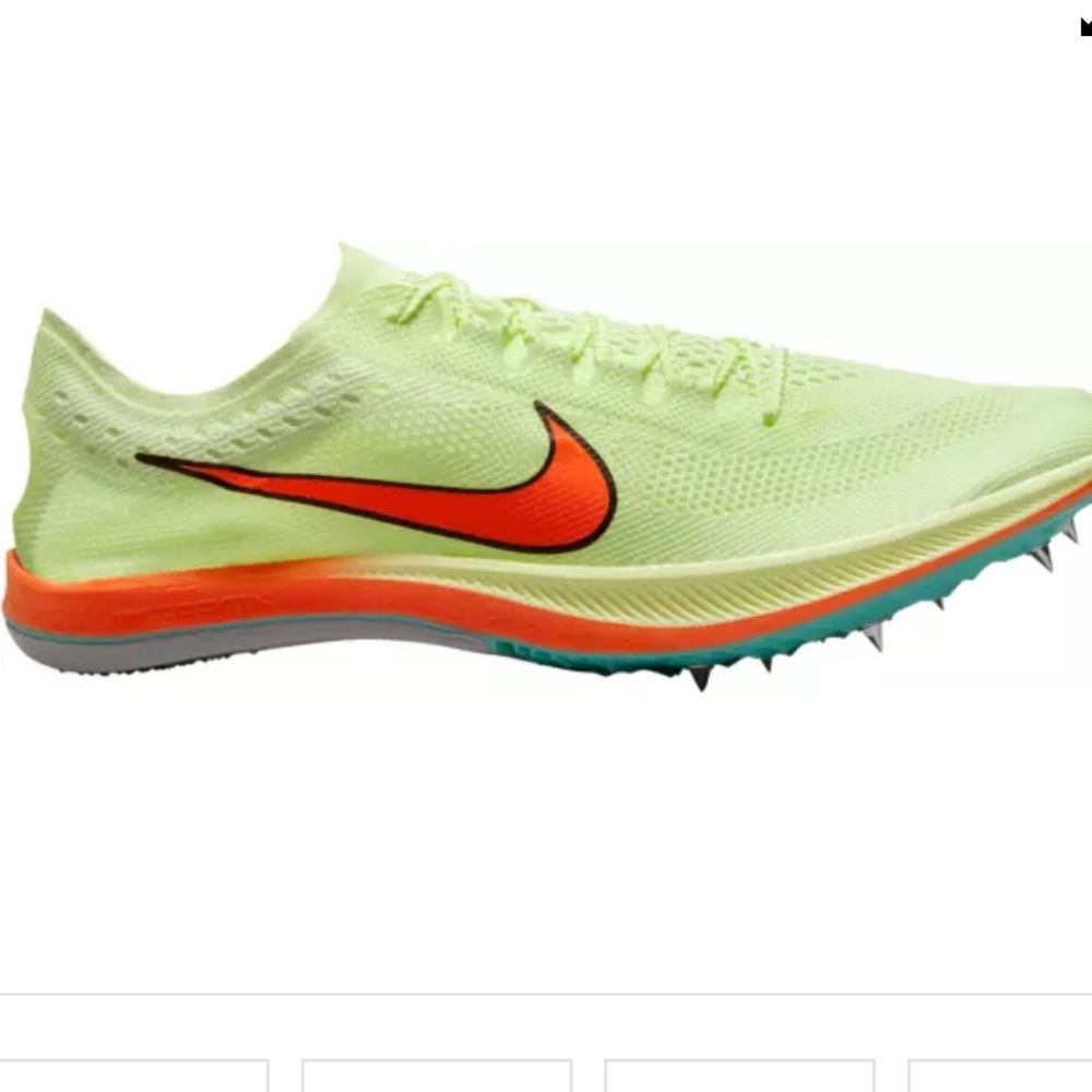 Nike Zoomx Dragonfly Track Field Distance Spikes Sz 14 - Gem